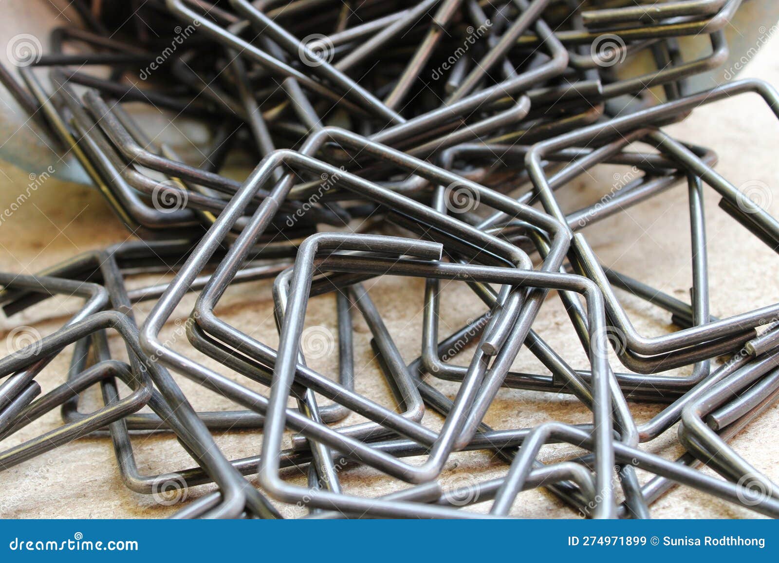 Steel bar. stock image. Image of object, steel, concrete - 274971899