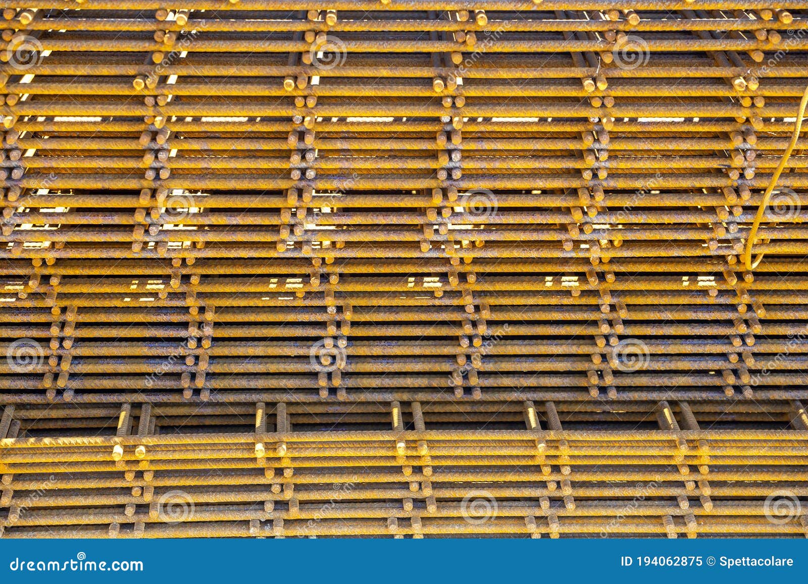 Steel Bar Welded Wire Mesh Background Stock Image - Image of occupation ...