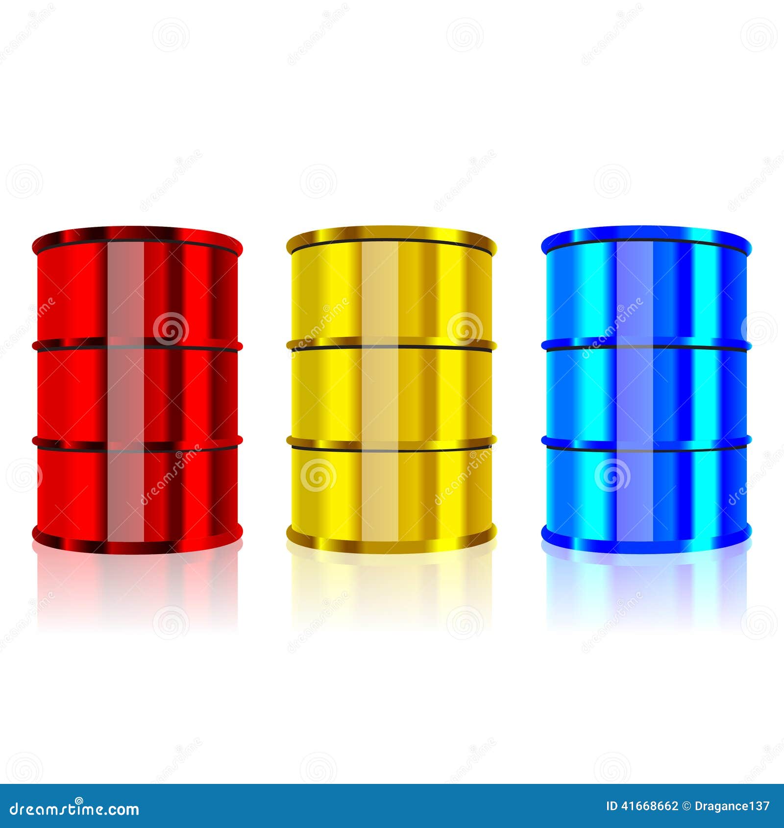 Steel barrels stock vector. Illustration of festival - 41668662