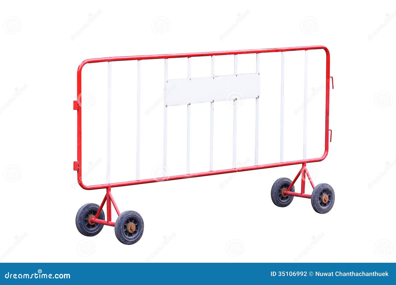 Steel barrier stock photo. Image of sidewalk, white, metal - 35106992