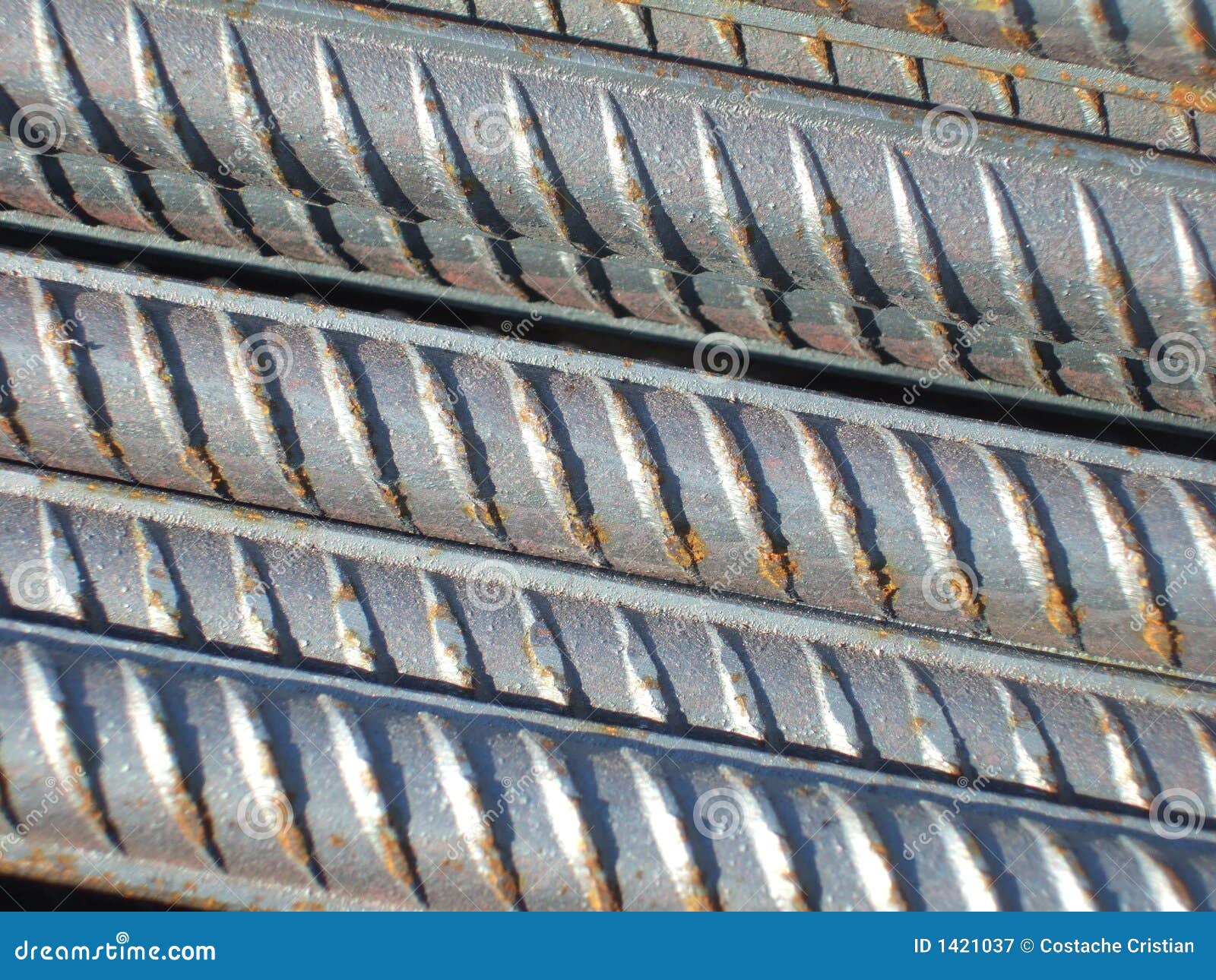 Steel bars stock image. Image of concete, loading, industry - 1421037