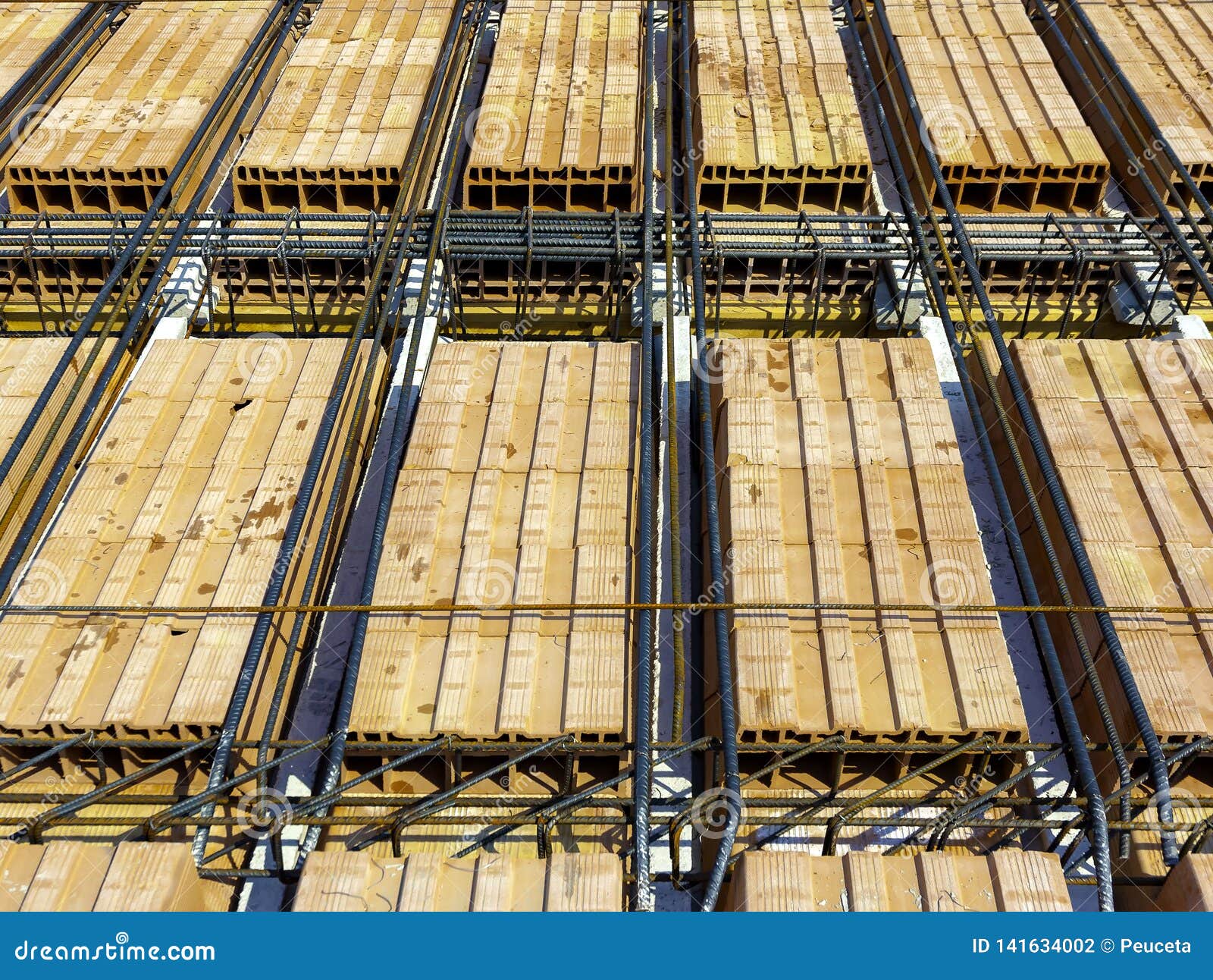 Steel Bars Construction Materials Stock Photo - Image of metal ...