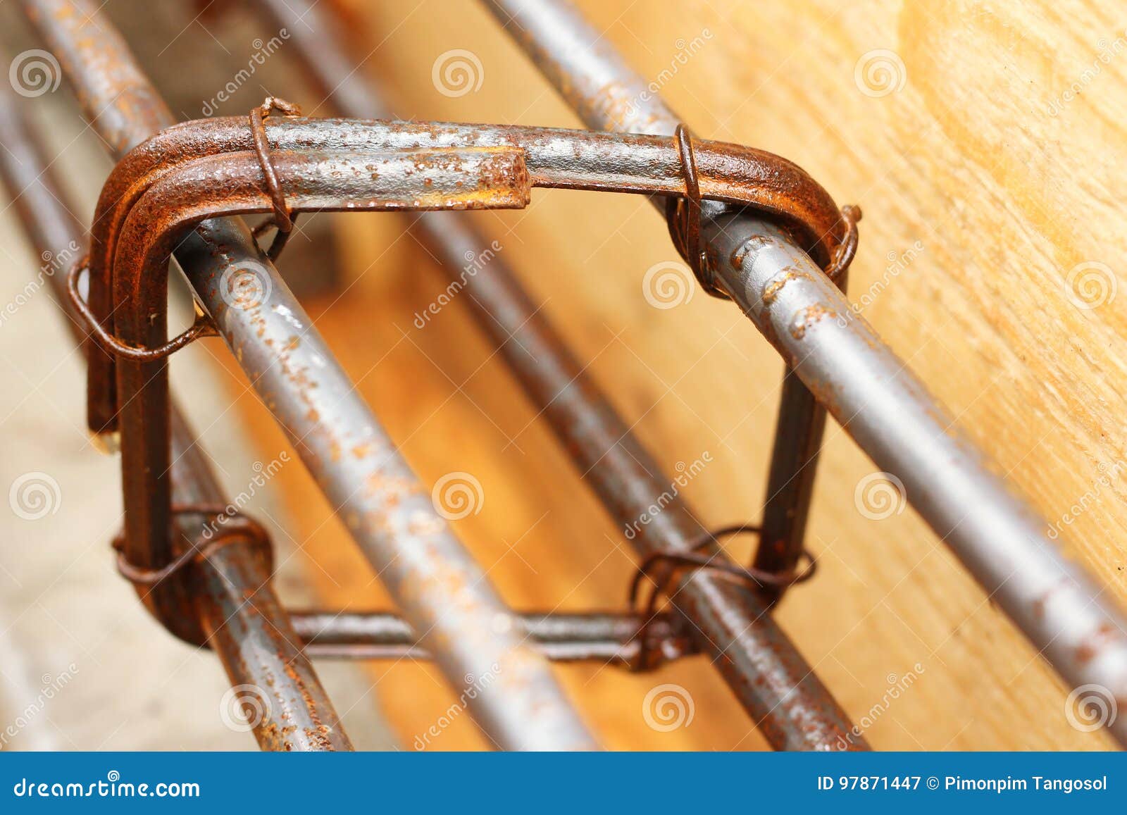 Steel Bars Construction Materials Stock Image - Image of materials ...