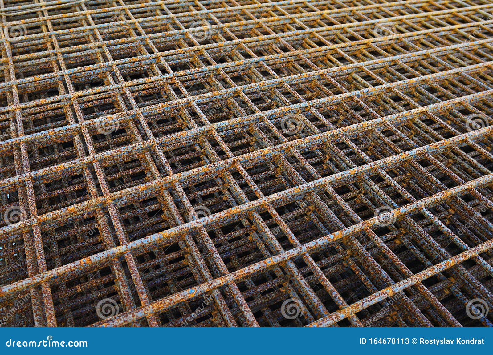 Steel Bars Reinforcement on Construction Site Stock Image - Image of ...