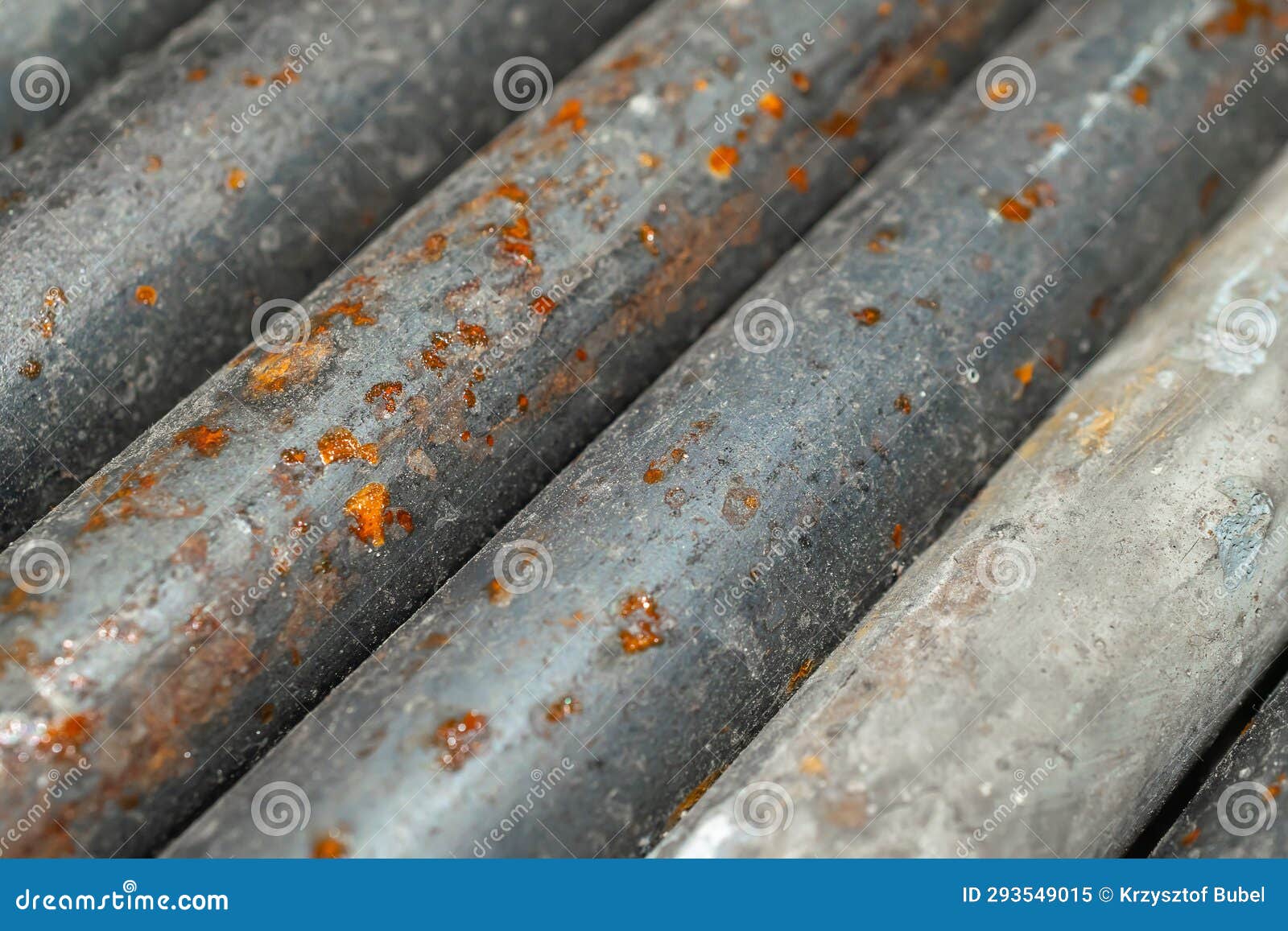 Steel Bars with Rust. Background Stock Image - Image of pattern, bars ...