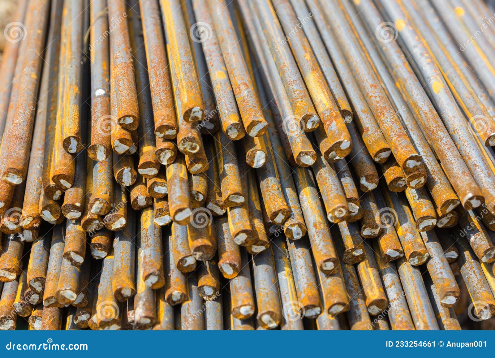 Steel Bars Used in Construction, Steel Bars Close- Up Background Stock ...
