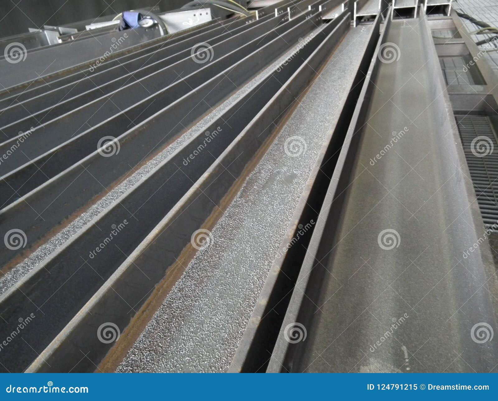Steel Beam after Rusty Industry Stock Image - Image of construction ...