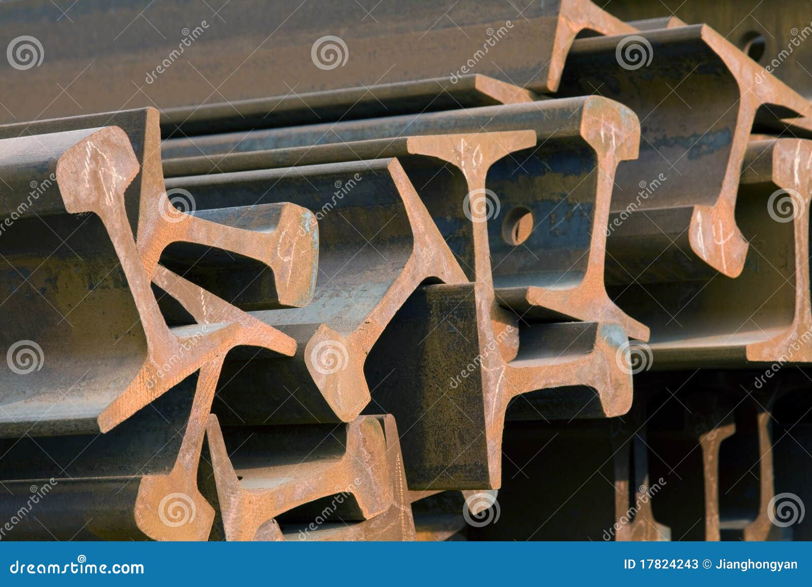 Steel Beams stock image. Image of metal, industry, material - 17824243