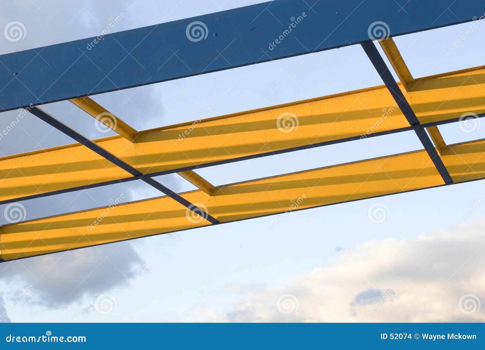 Steel Beams stock photo. Image of cast, flange, frame, framework - 52074