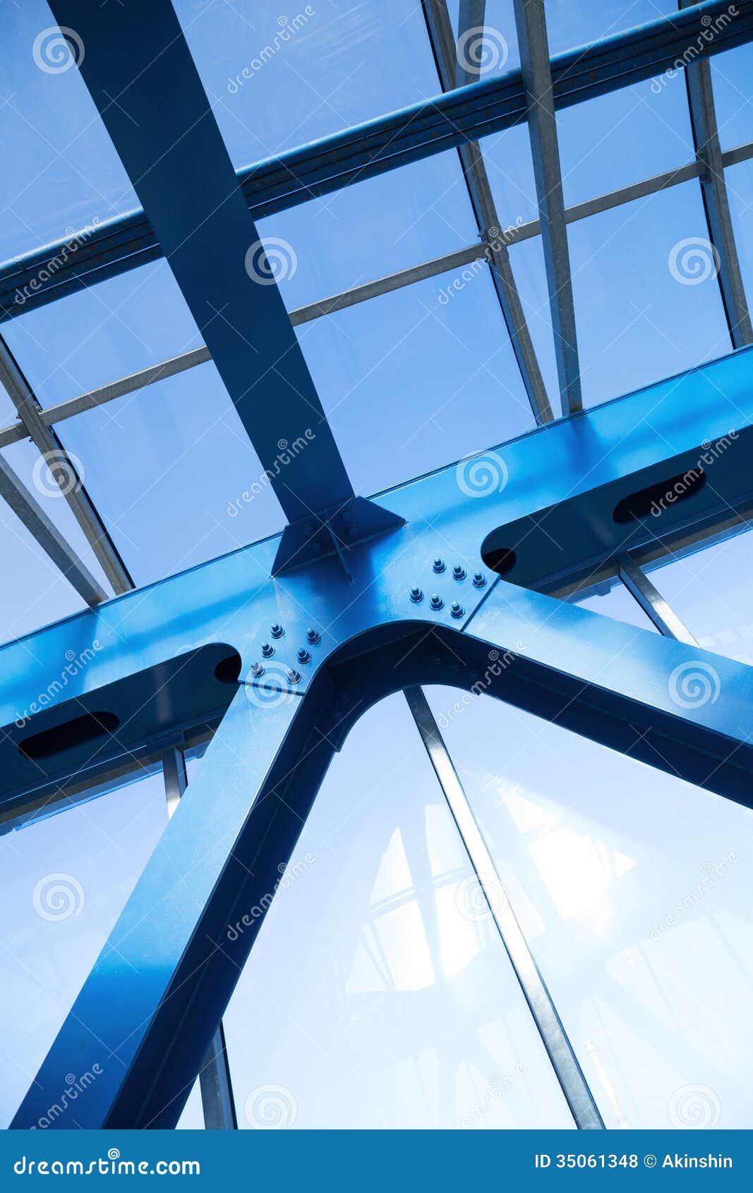 Steel beams stock photo. Image of develop, armature, framework - 35061348