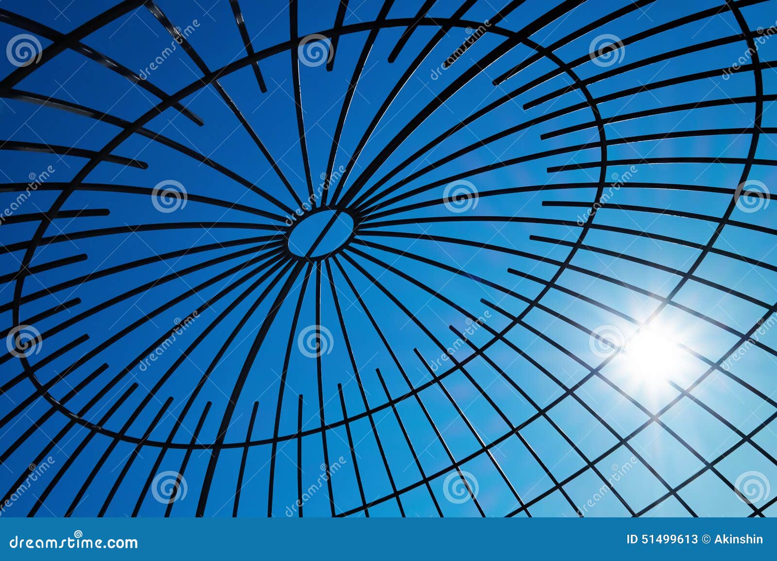 Steel Beams with Solar Flare Stock Image - Image of armature, develop ...