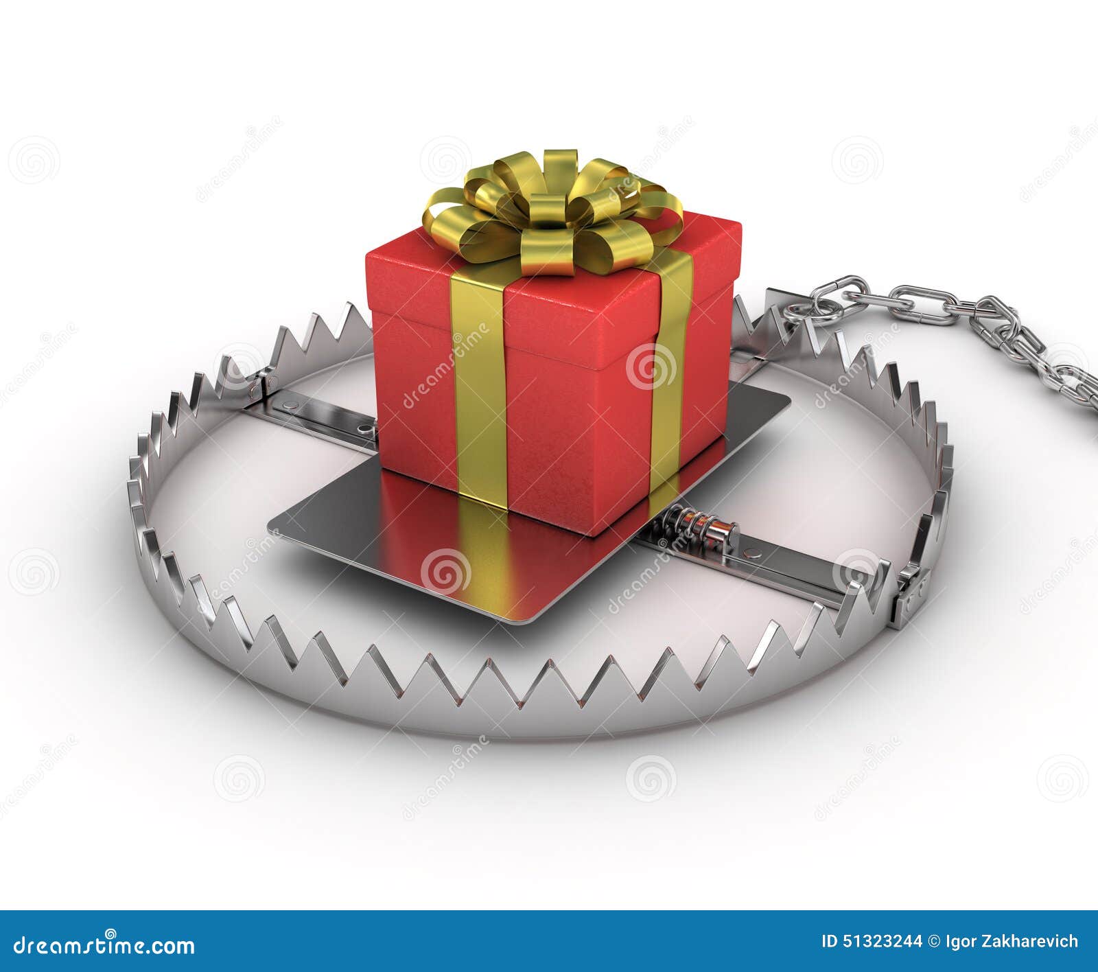 Steel Bear Trap Catch Animals Victims Pointy Teeth Royalty-Free Stock ...