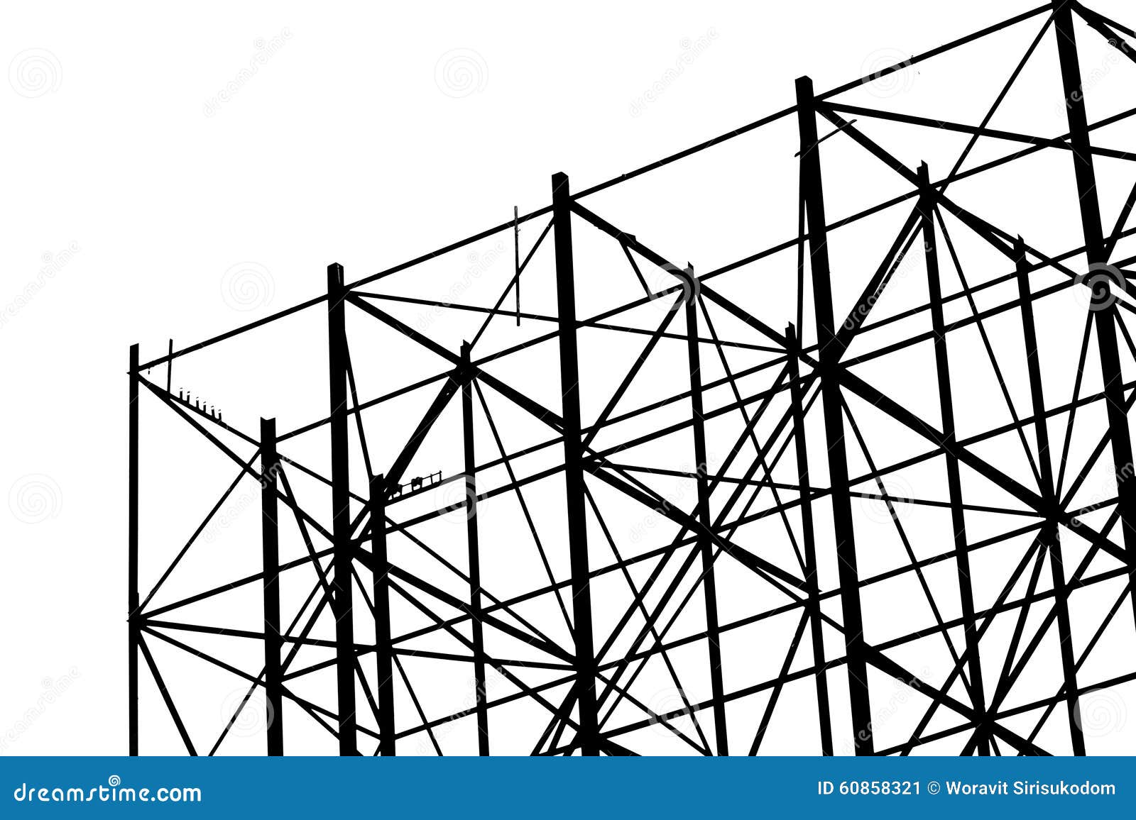 Steel billboard structure stock image. Image of space - 60858321