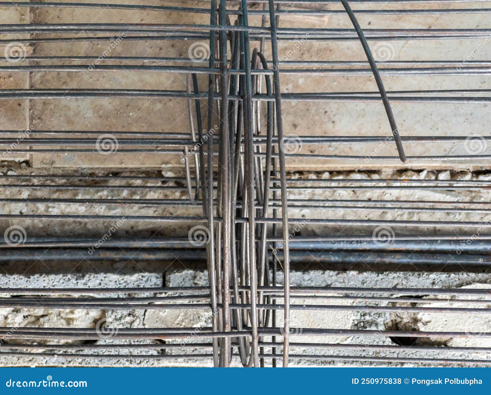 The Steel Billets are Rolled into Structures for Construction Stock ...