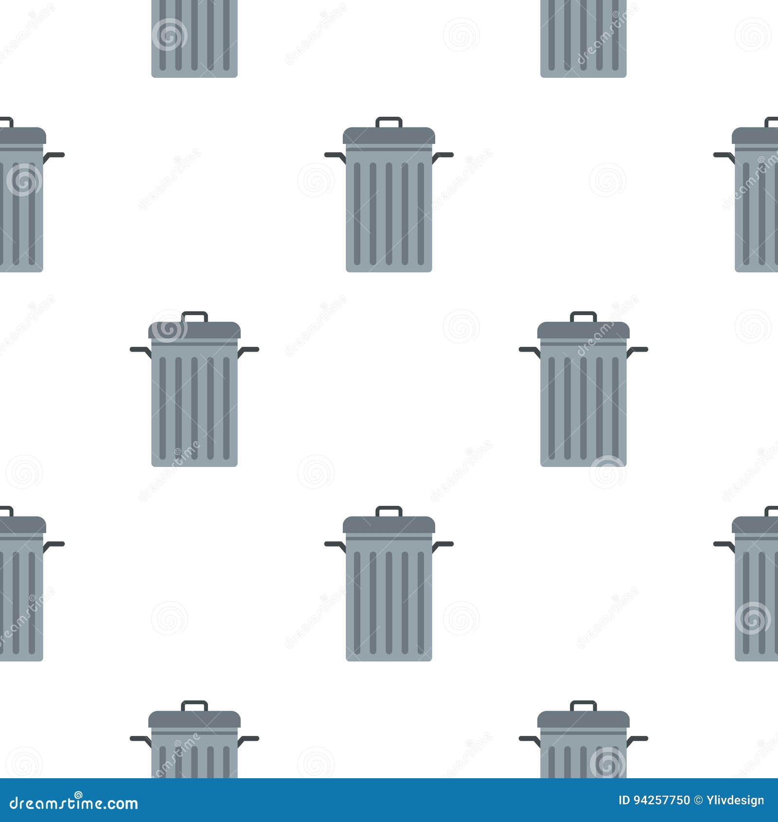 Steel bin pattern seamless stock vector. Illustration of cover - 94257750
