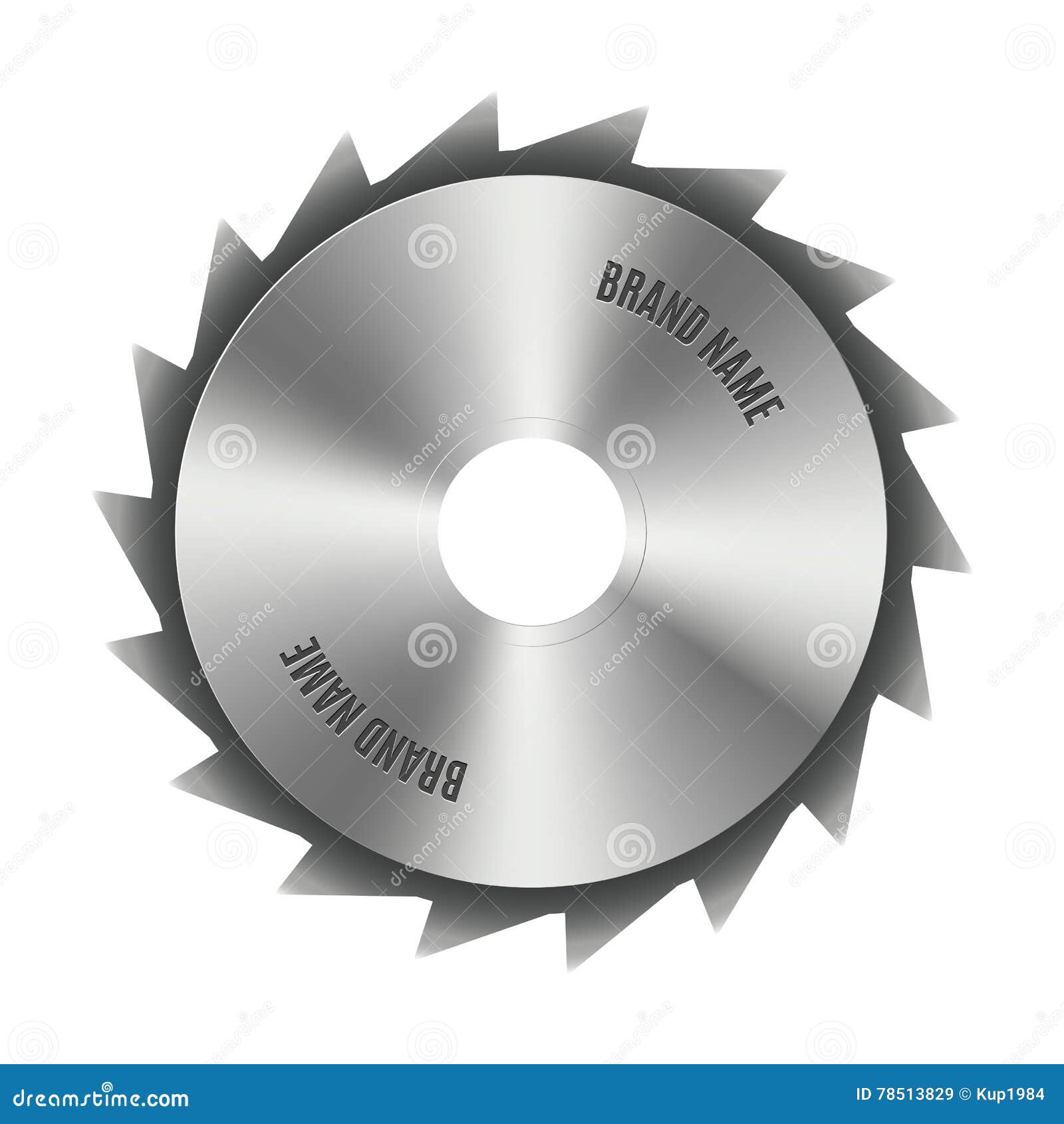 Steel Blade for the Saw, Vector Illustration. Stock Vector ...