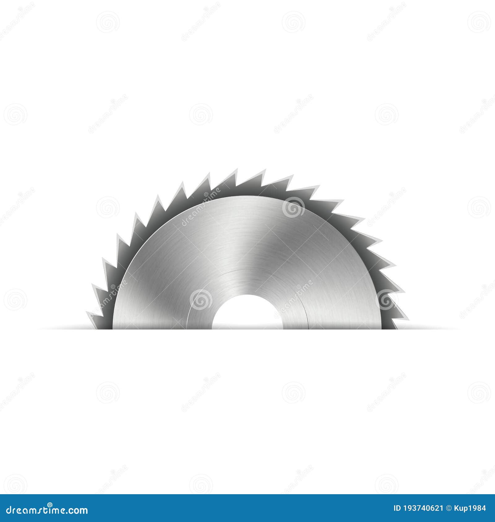 Steel Blade for the Saw, Vector Illustration Stock Vector ...