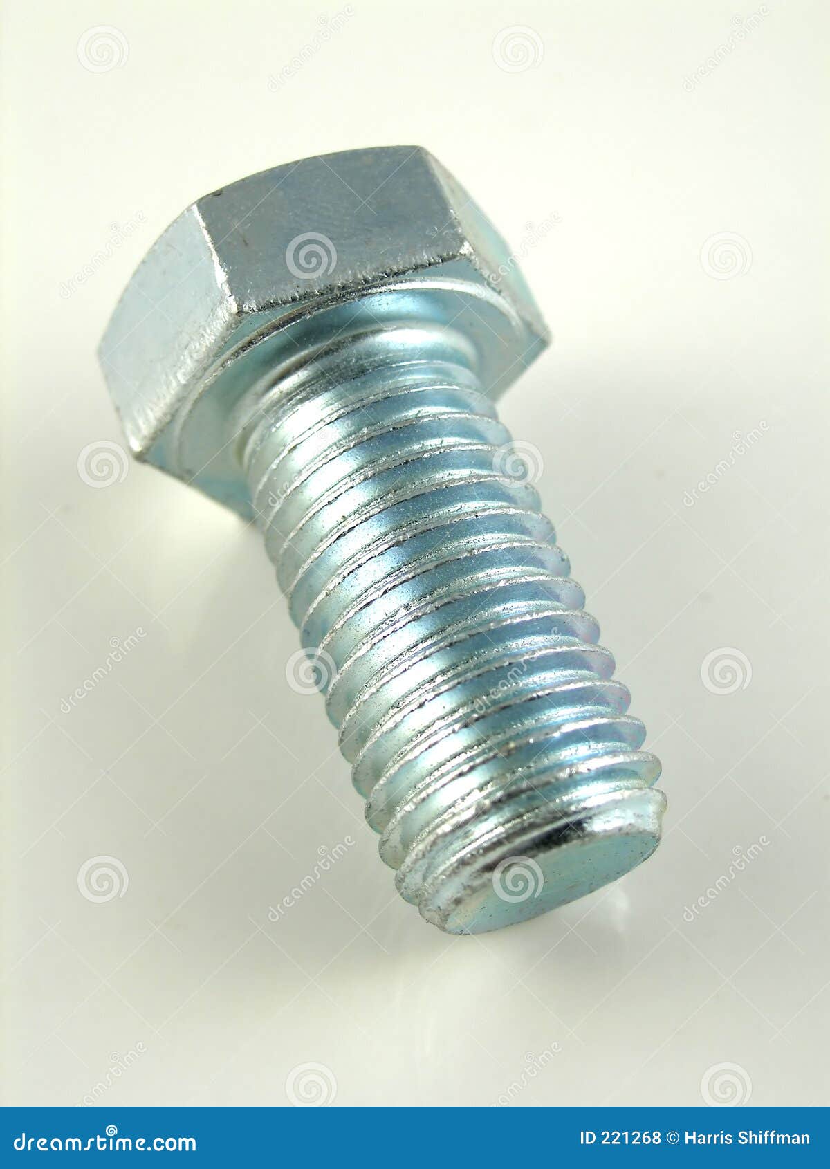 Steel bolt stock photo. Image of building, hexagonal, steel - 221268