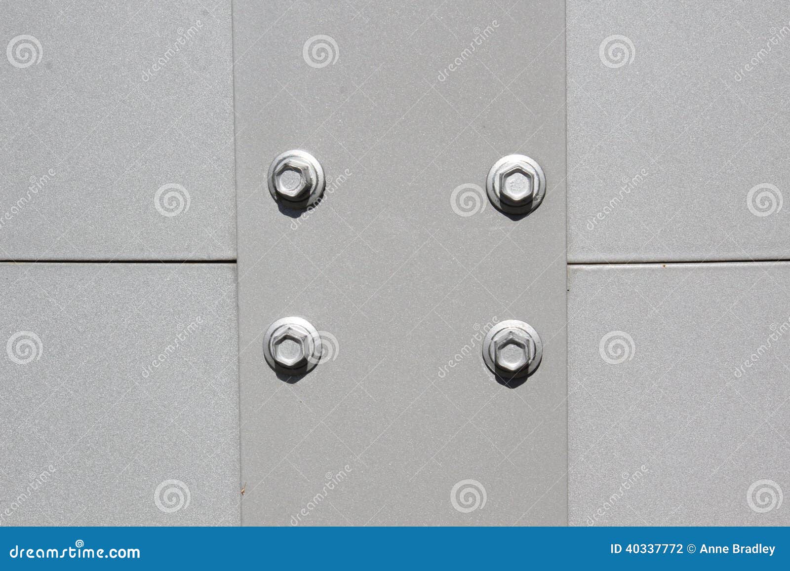 Steel bolts and plate stock photo. Image of plate, four - 40337772