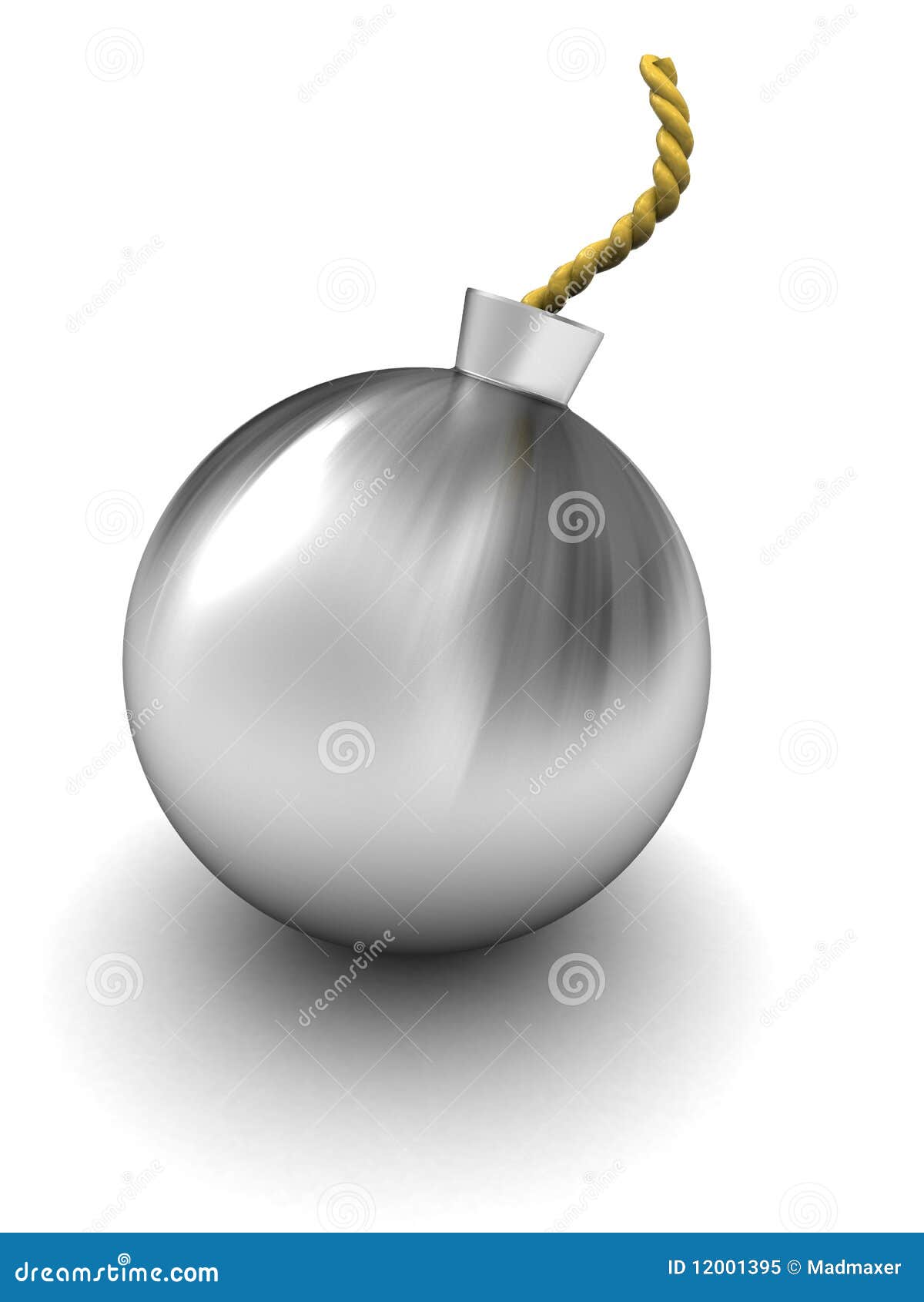 Steel bomb stock illustration. Illustration of bomb, cartoon - 12001395