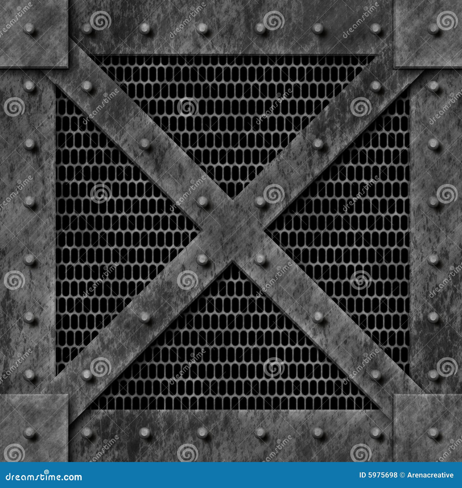 Steel Box stock illustration. Illustration of aluminum - 5975698