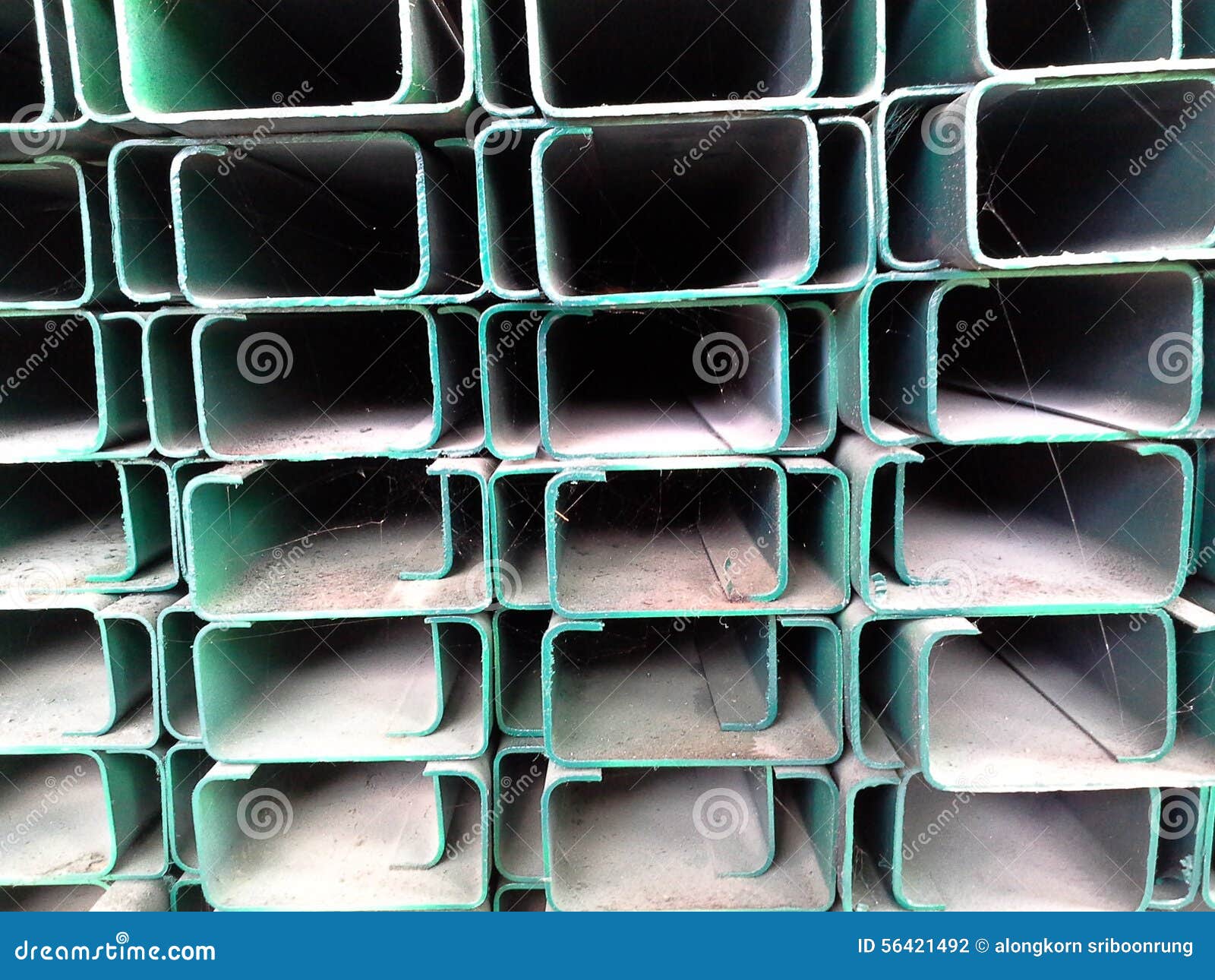 Steel stock photo. Image of steel, rusted, factory, bundle - 56421492