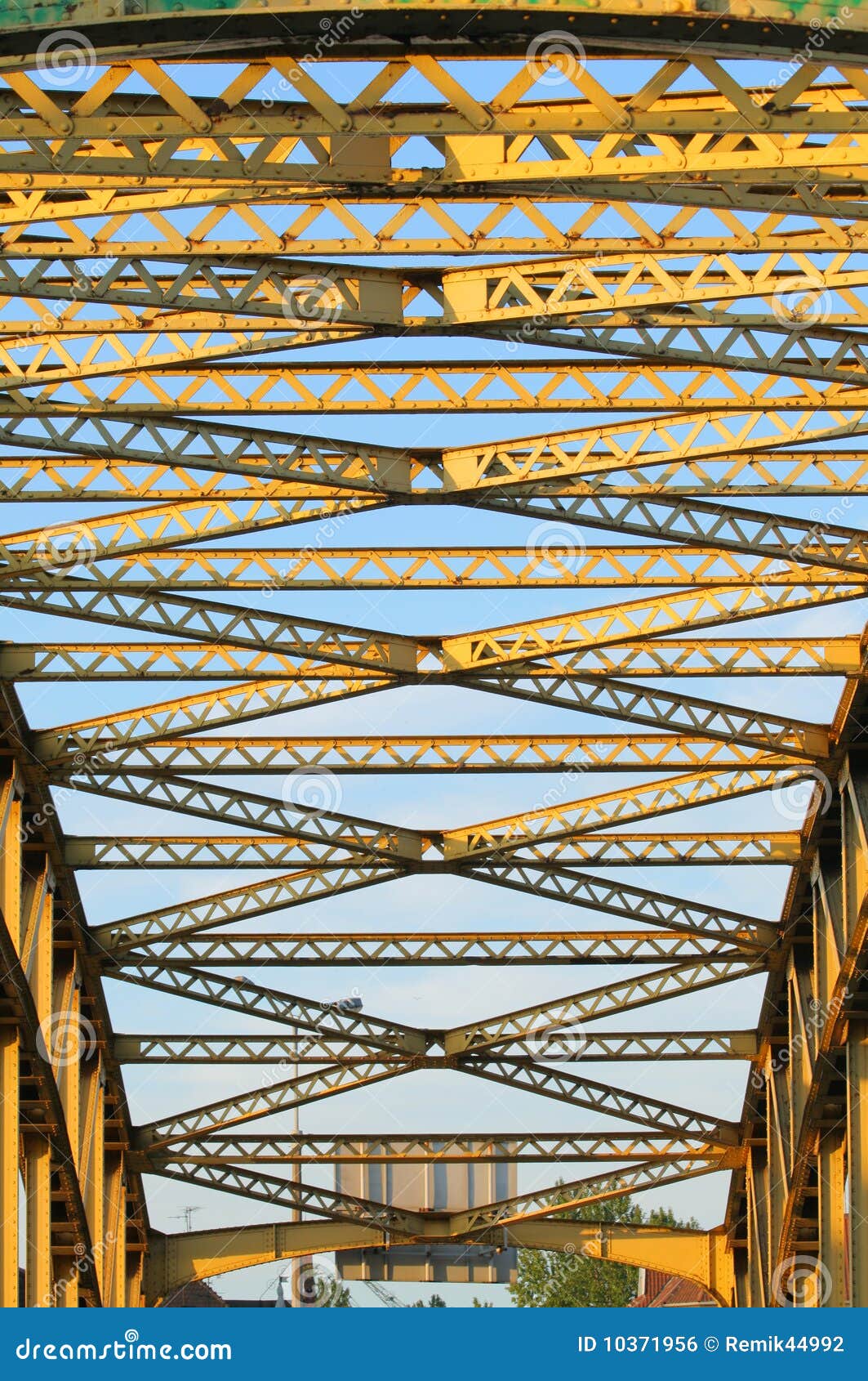 Steel bridge stock photo. Image of girder, manufacturing - 10371956