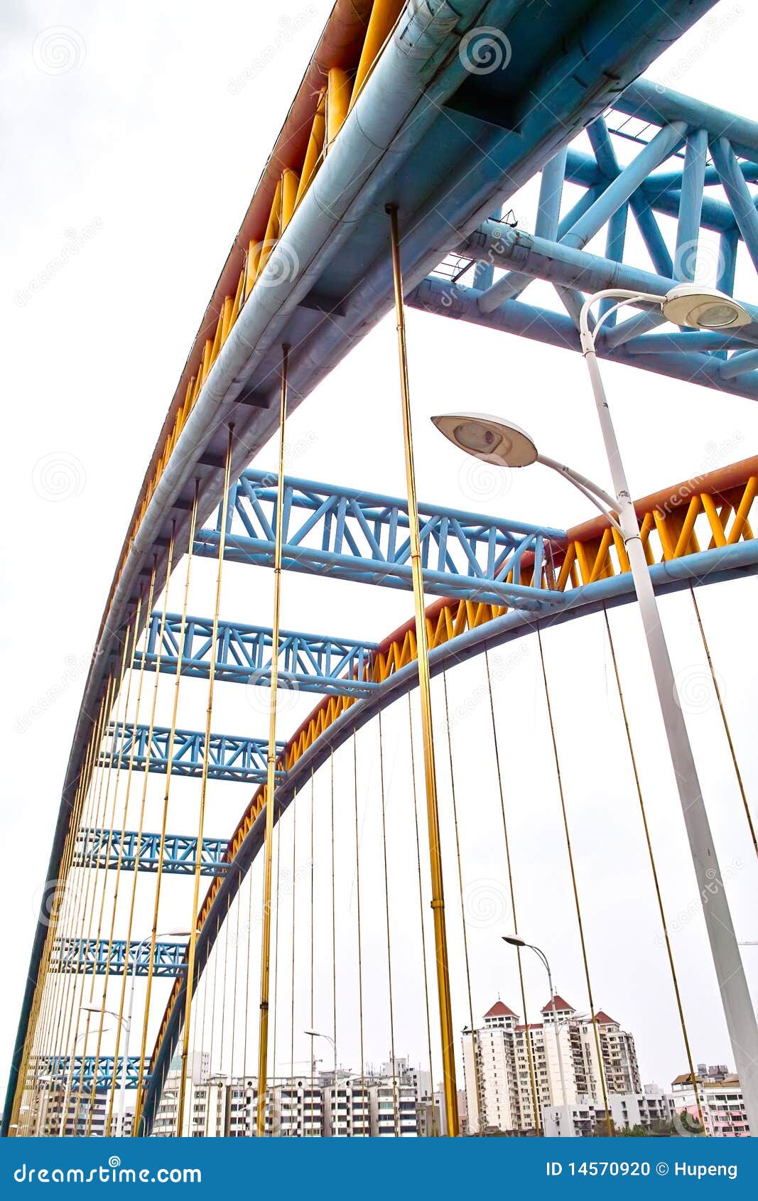 Steel Bridge And Gas Pipeline Through Irrigation Canal Royalty-Free ...