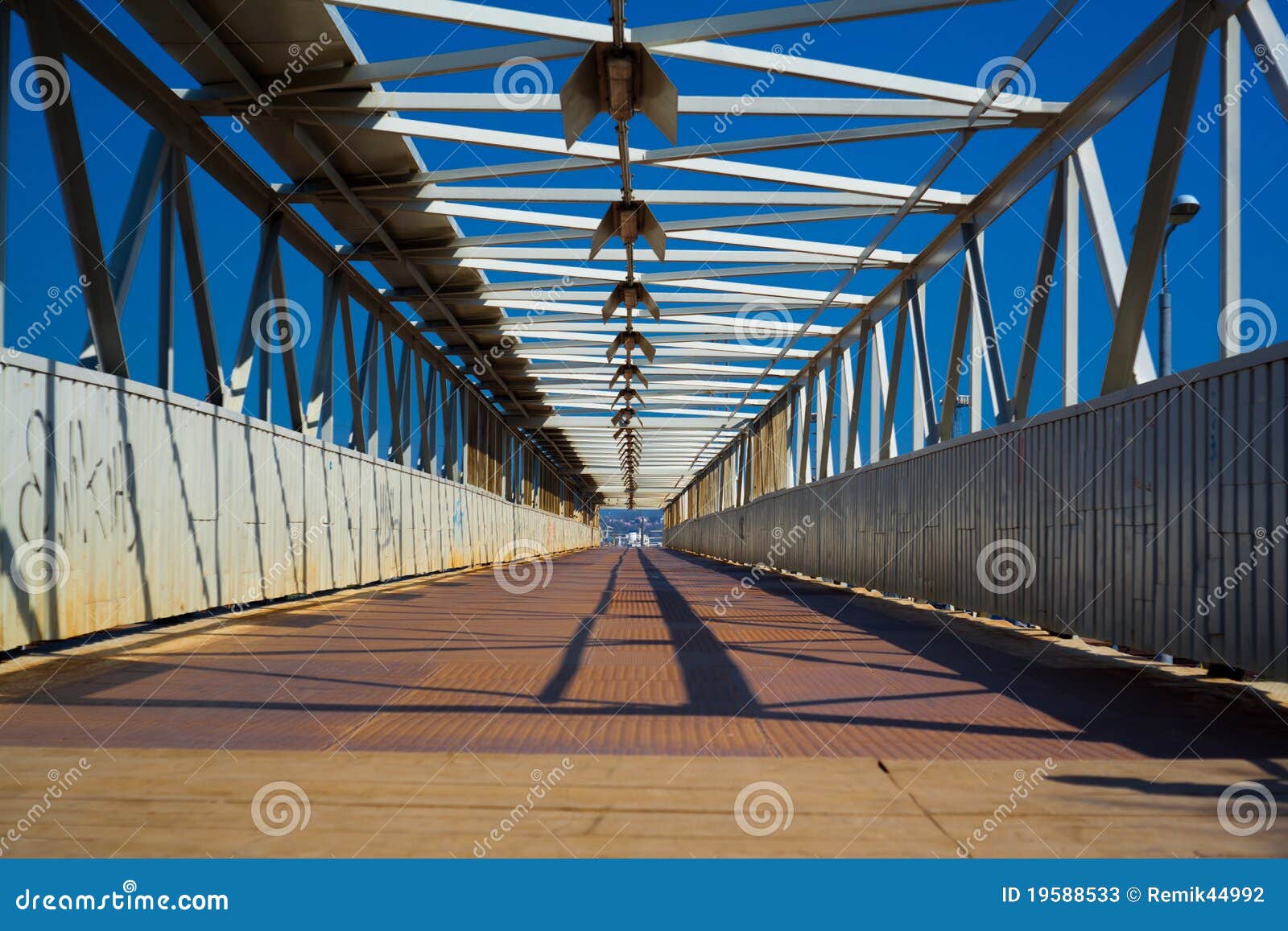 Steel bridge stock image. Image of boardwalk, detail - 19588533