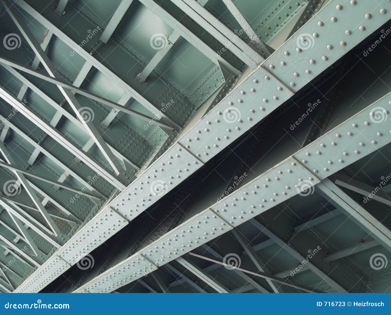 Steel Bridge And Gas Pipeline Through Irrigation Canal Royalty-Free ...