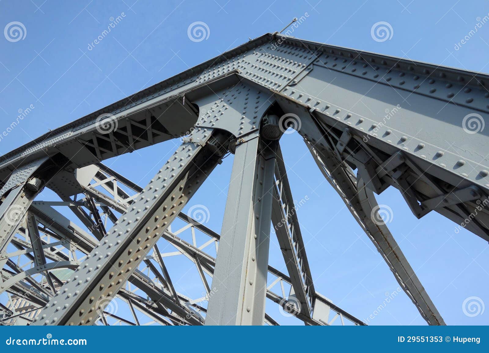 Steel bridge stock image. Image of architecture, concrete - 29551353