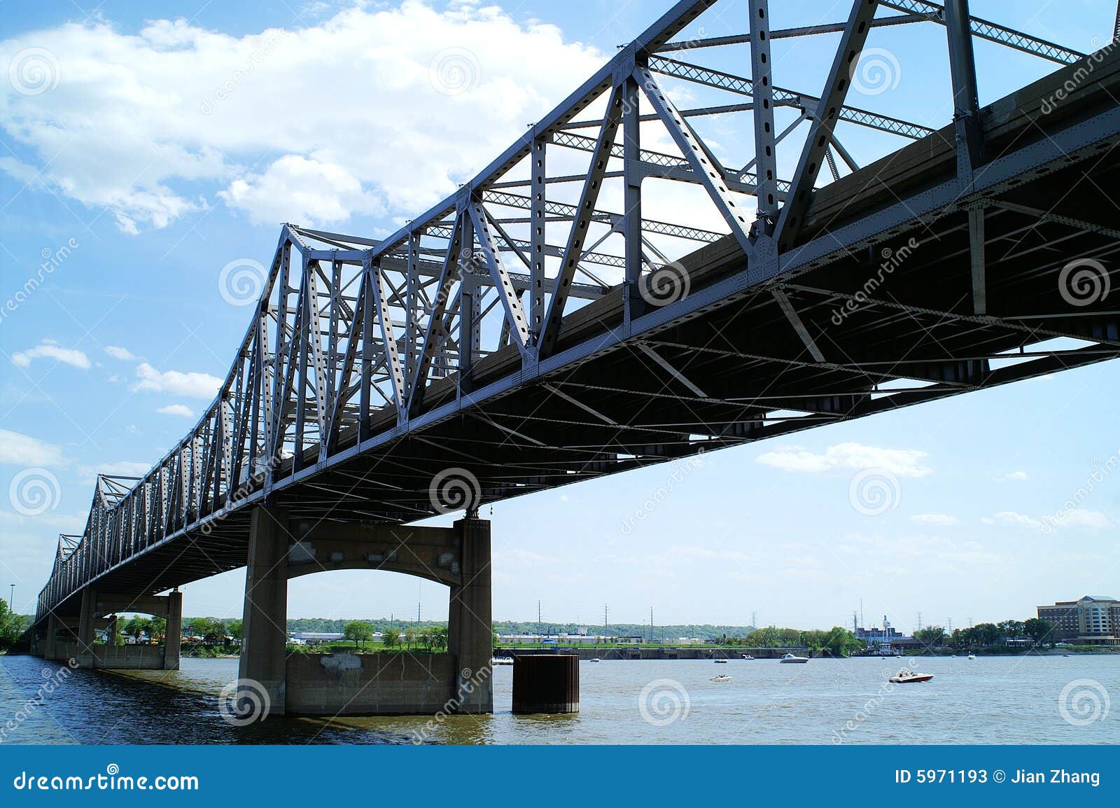 Steel Bridge stock image. Image of rail, rural, stairs - 5971193
