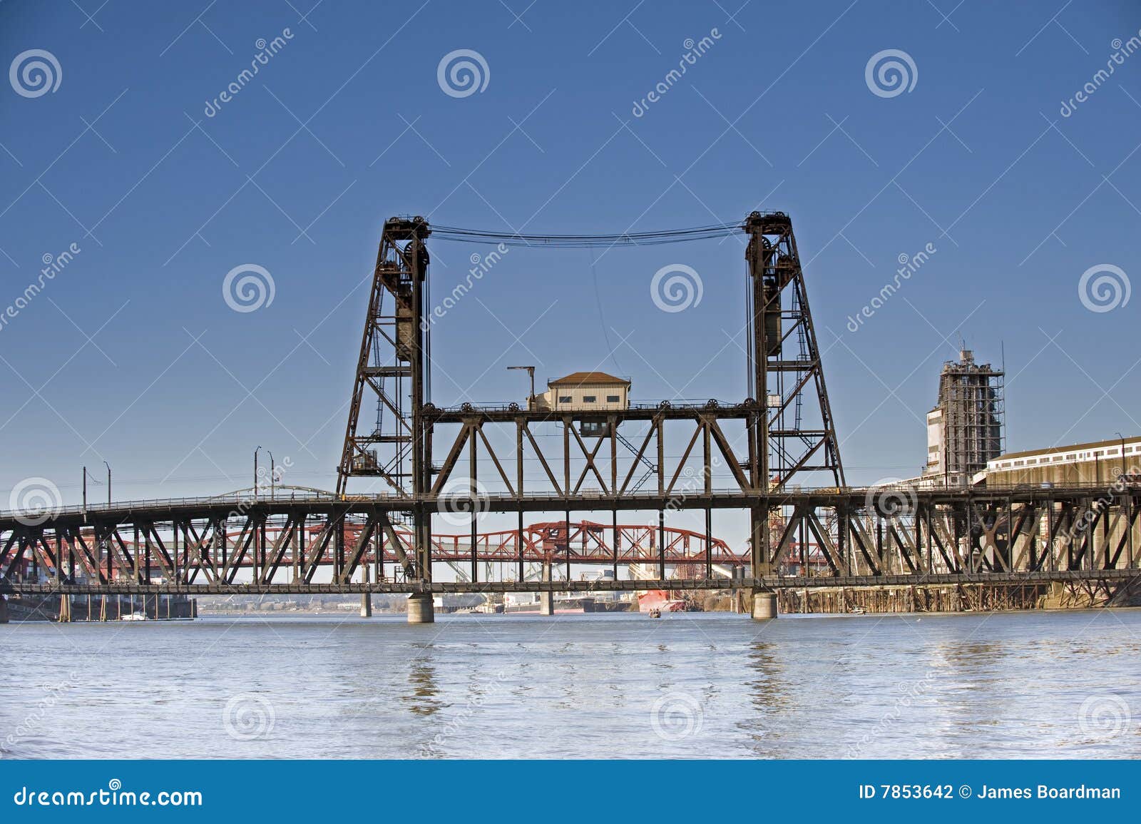 Steel Bridge stock photo. Image of mass, transportation - 7853642