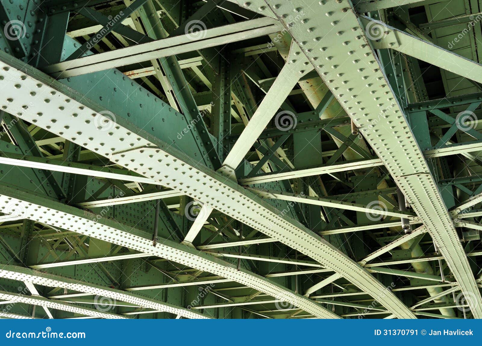 Steel bridge construction stock image. Image of bridge - 31370791