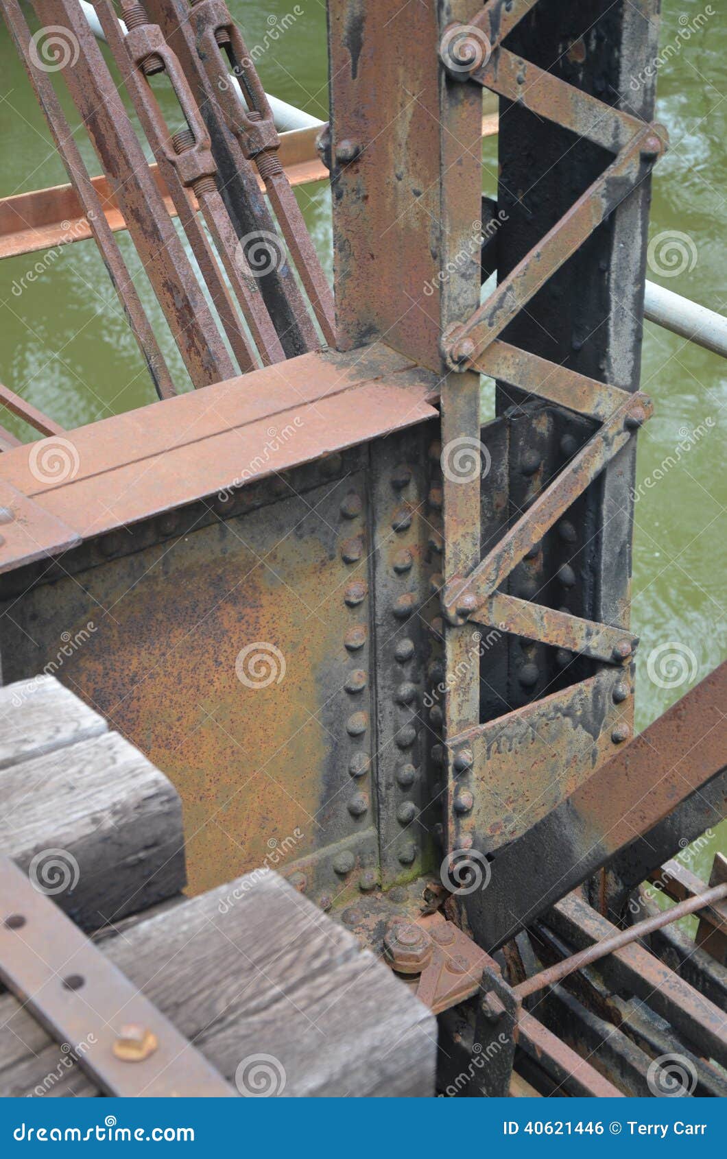Steel Bridge Girders and Beams Stock Photo - Image of construction ...