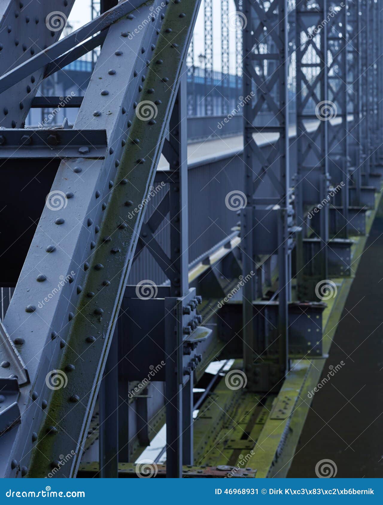 Steel Bridge stock image. Image of arch, rivets, strucktur - 46968931