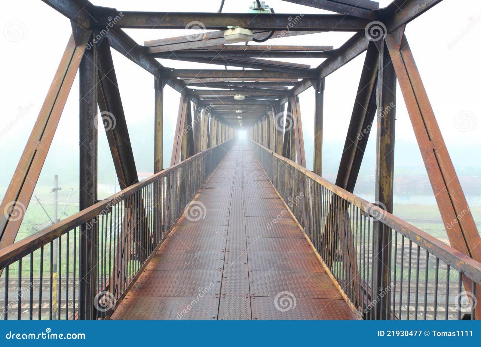Steel Bridge, The Way From Stubnerkogel, Bad Gastein, Funicular ...