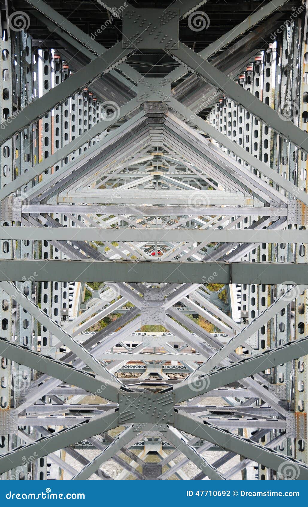 Steel bridge structure. stock photo. Image of massive - 47710692