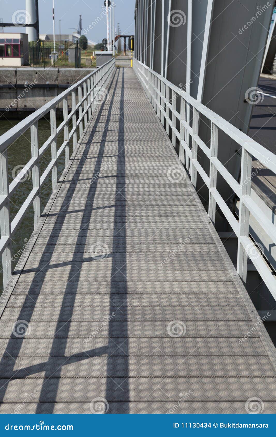 Steel bridge for walker stock photo. Image of bridge - 11130434