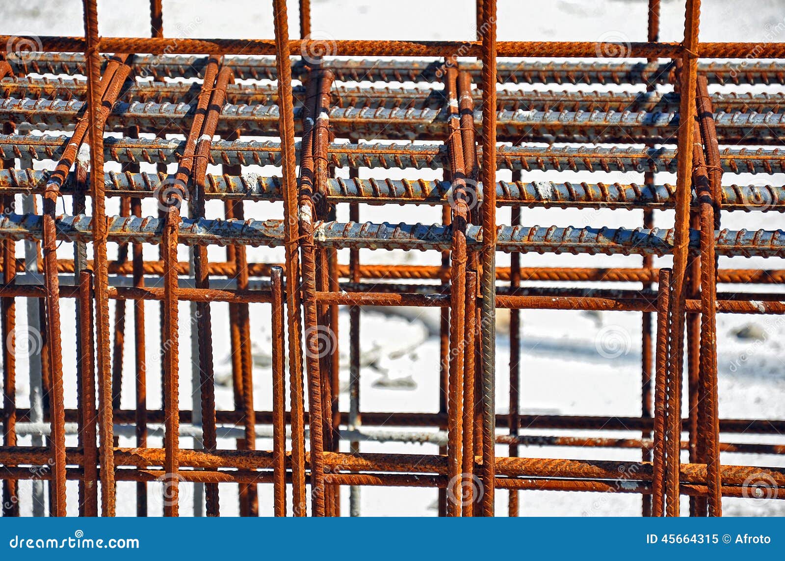 Steel building armature stock image. Image of metal, pressured - 45664315