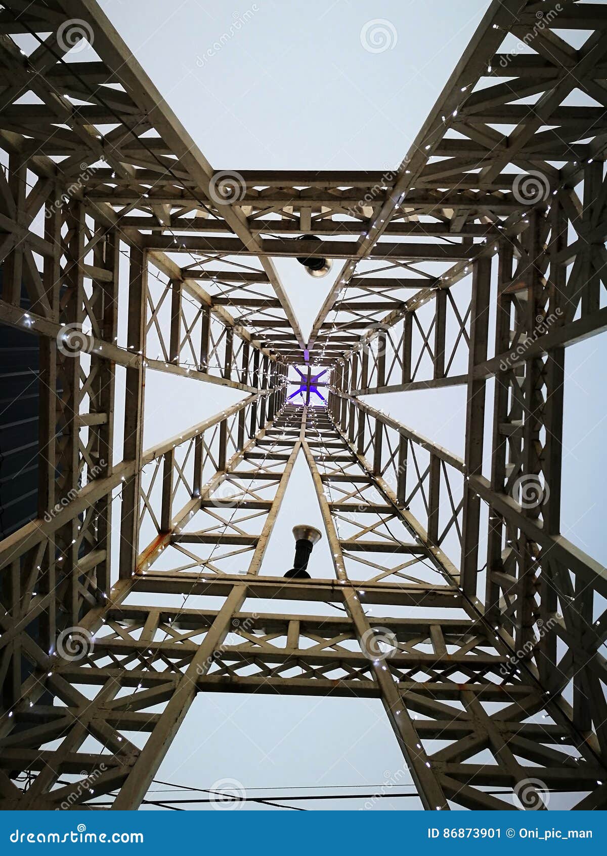 STEEL BUILDINGS TOP VIEW stock image. Image of buildings - 86873901