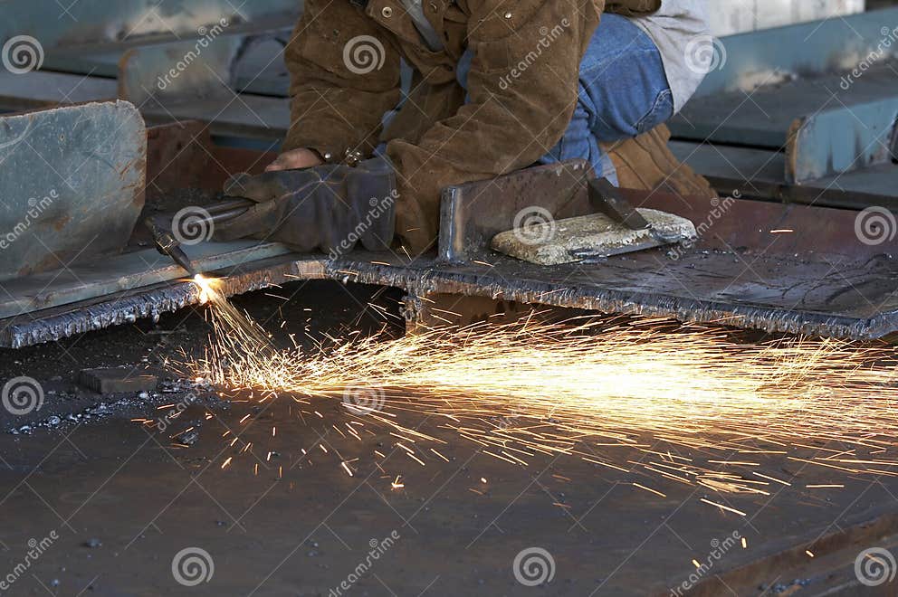 Steel burn stock photo. Image of construction, labor, burn - 6346188