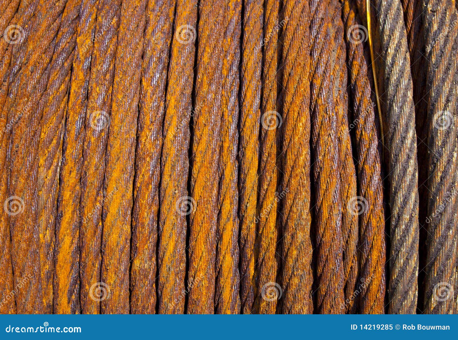 Old Steel Cable On The Background Of Defocused Ship Royalty-Free Stock ...