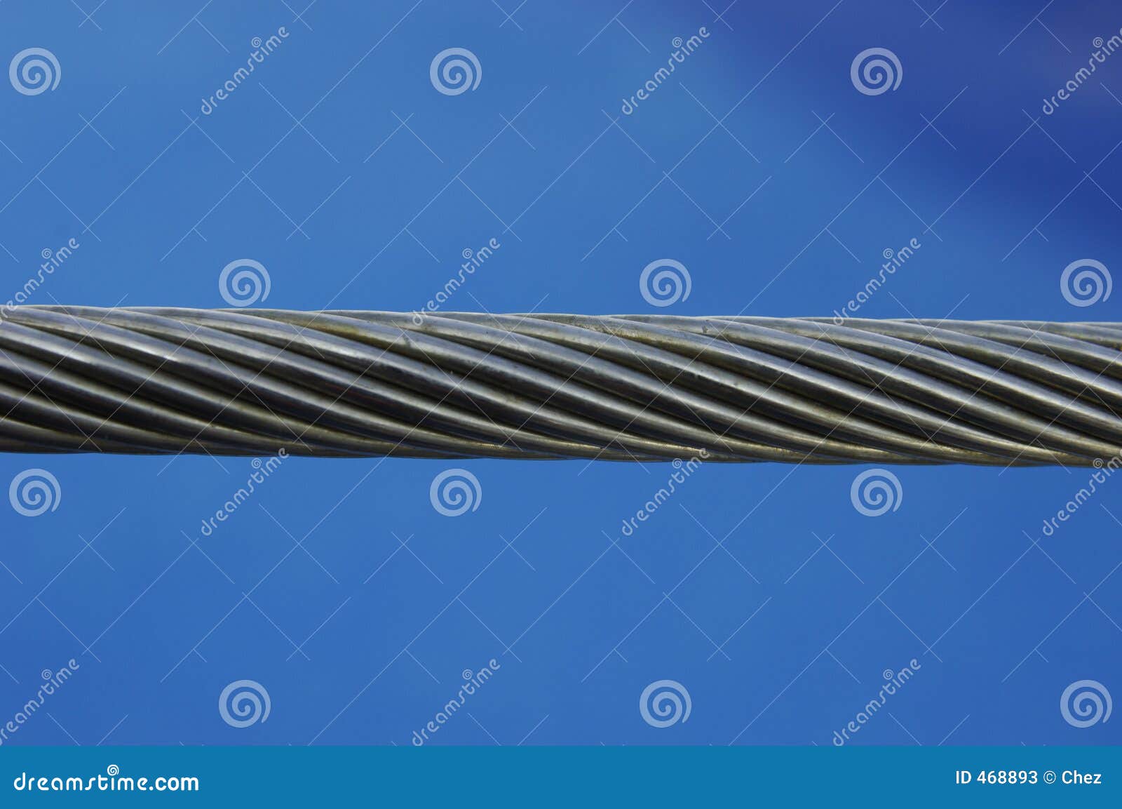 Steel cable stock image. Image of cable, strength, cables - 468893