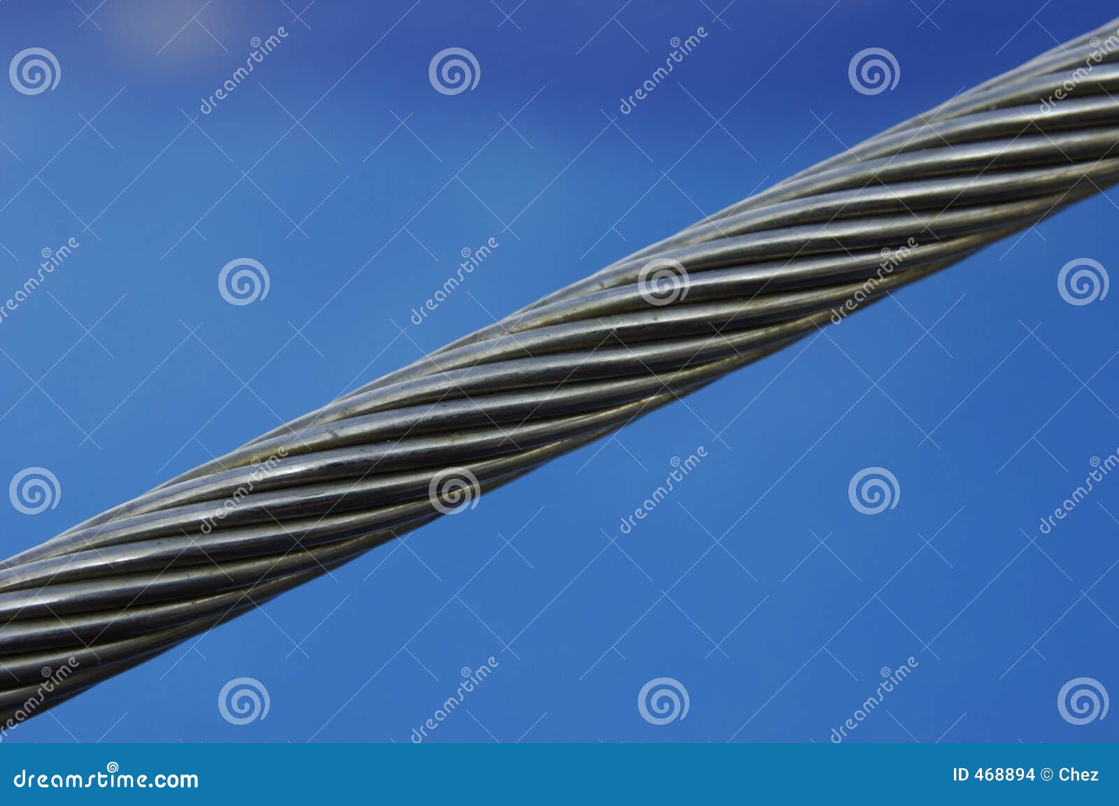 Steel cable stock photo. Image of strength, tight, steel - 468894