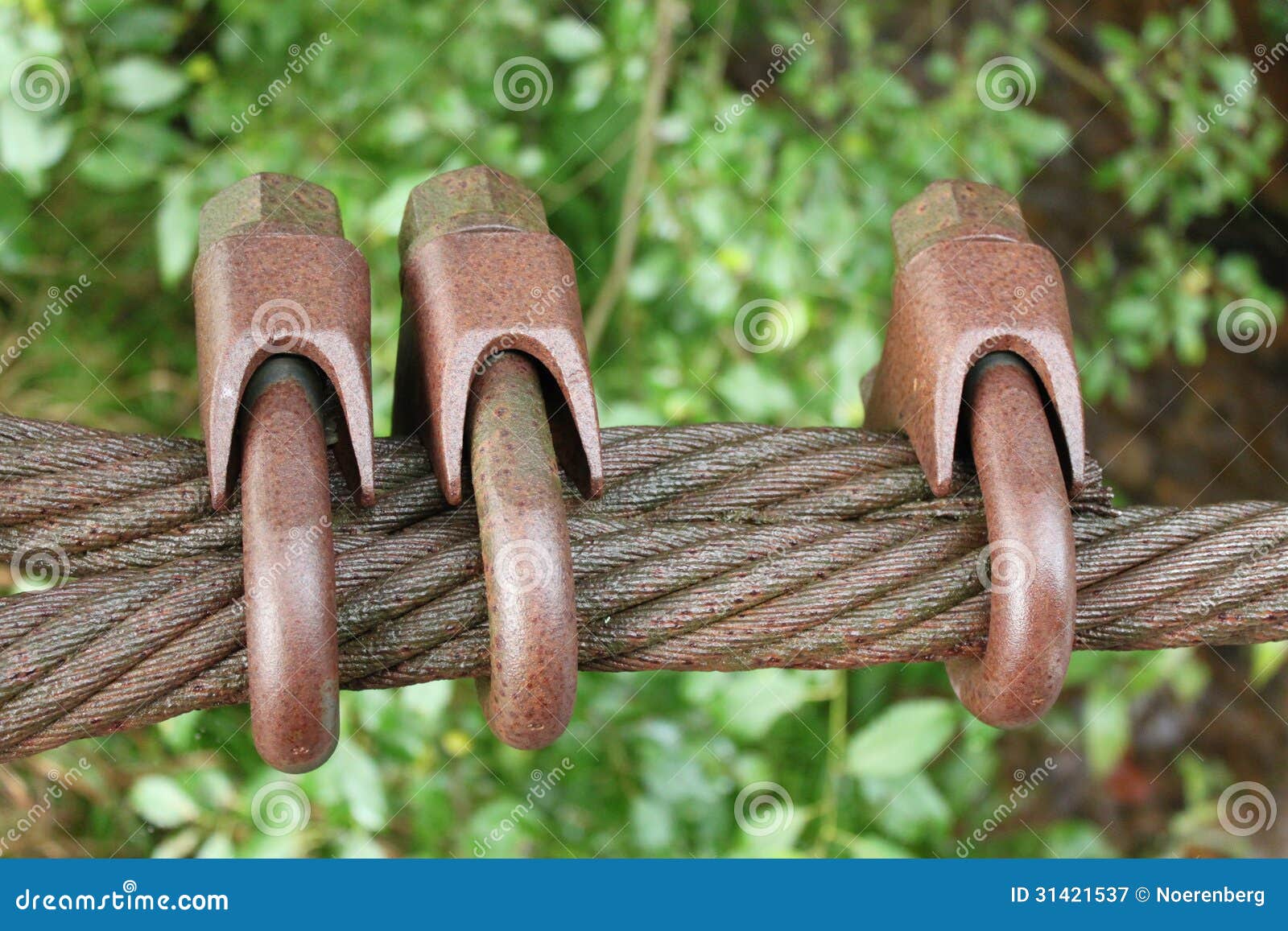 Steel cable stock image. Image of handrail, security - 31421537