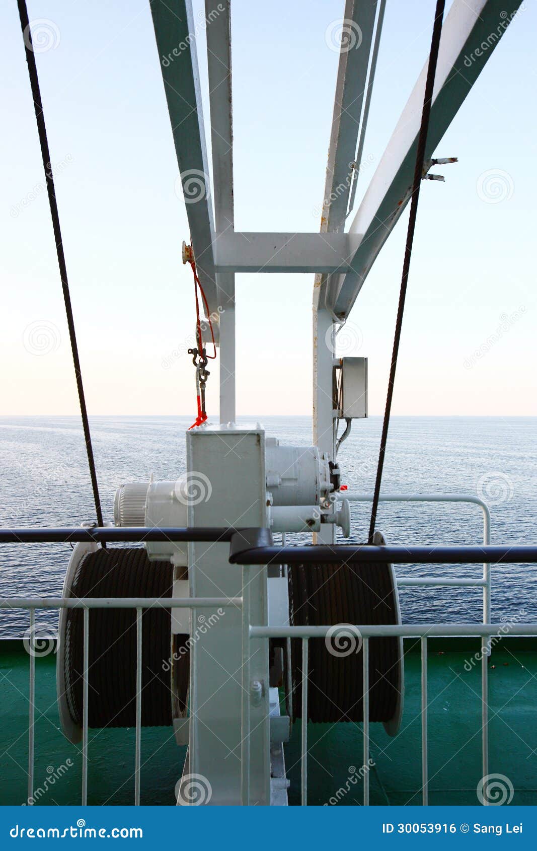 Steel cable on cruise stock photo. Image of boat, holiday - 30053916