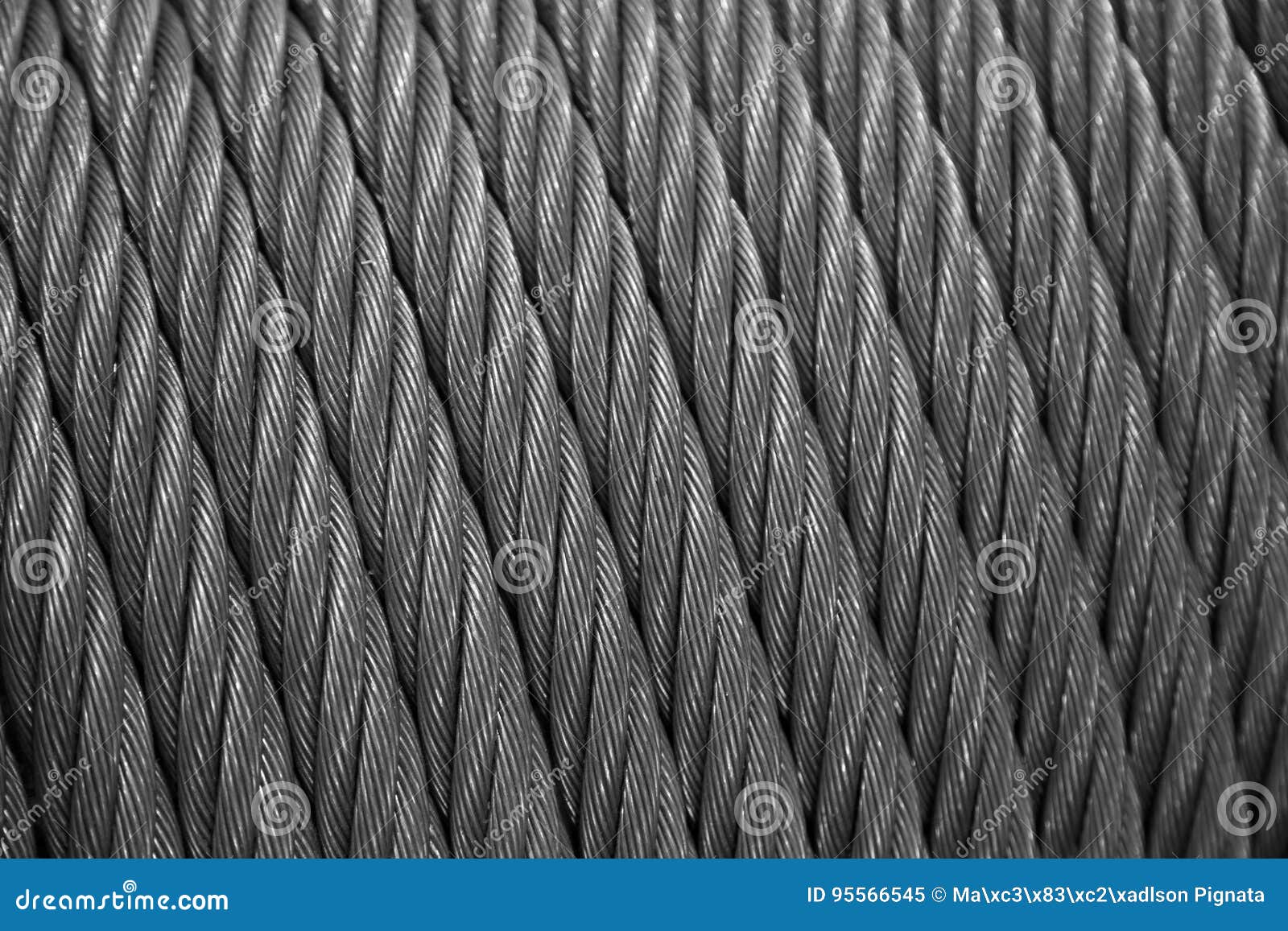 Steel cable texture stock image. Image of wire, silver - 95566545
