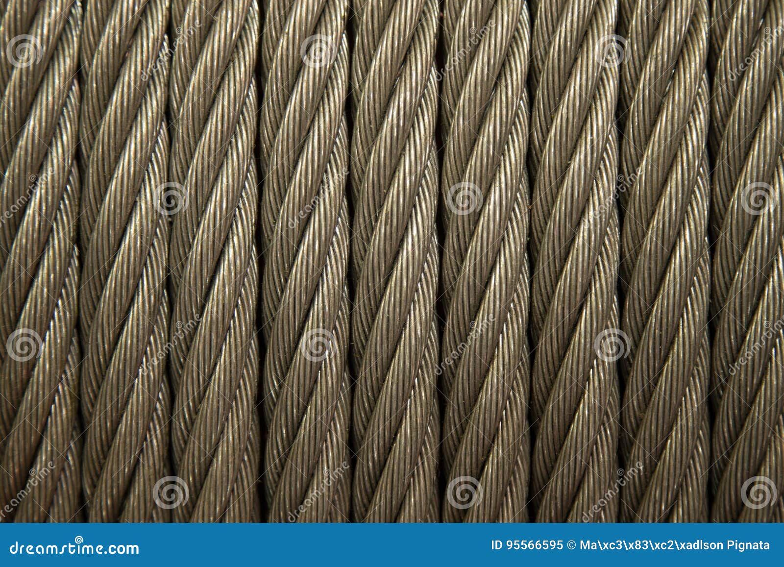 Steel cable texture stock image. Image of cord, strength - 95566595
