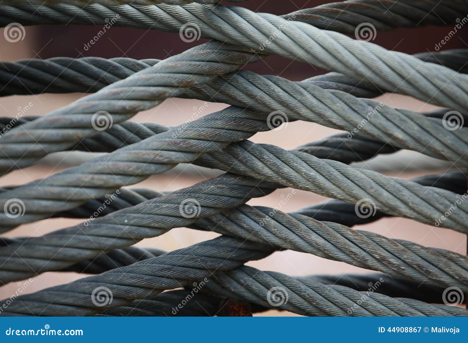 Steel Cable stock image. Image of rusty, rough, close - 44908867